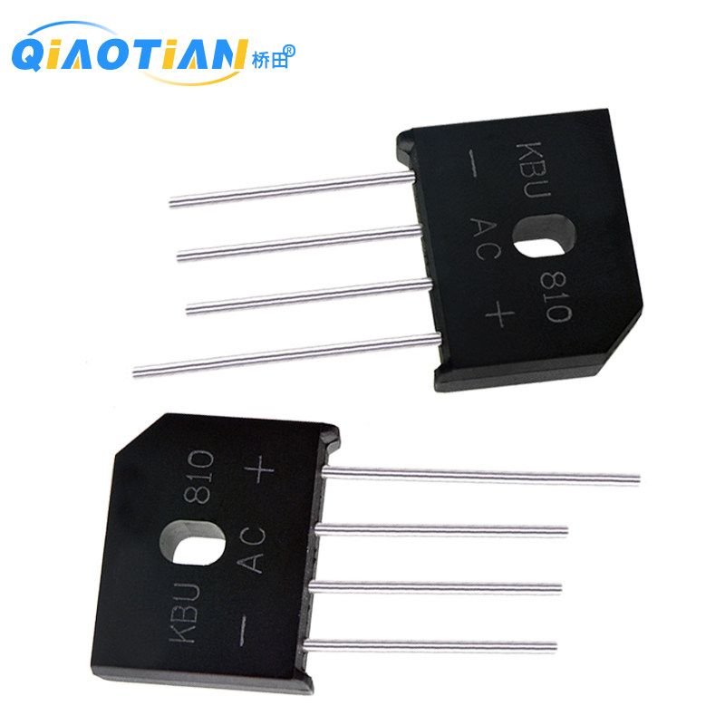 Bridge pile KBU810 bridge single-phase rectified bridge straight sloped ...