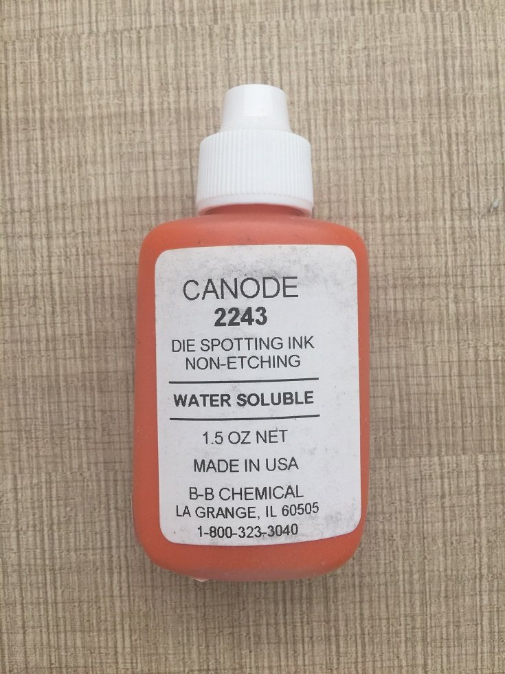 American original imported CANODE Die Spotting Ink 2243 mold closing ...