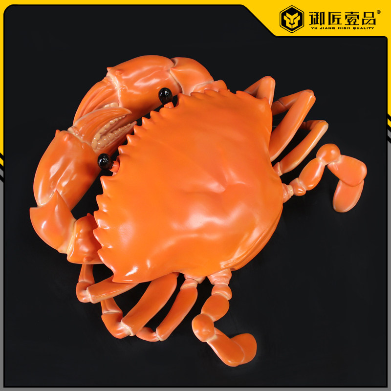[USD 254.38] Large False King Crab Model Crab Pine Leaf Crab props put ...