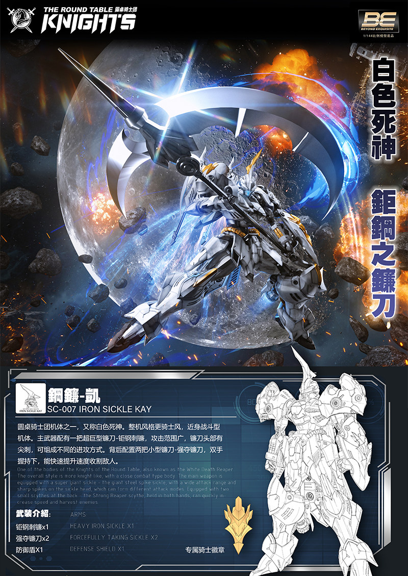 SNAA HG 1/144 IRON SICKLE KAY MODEL KIT