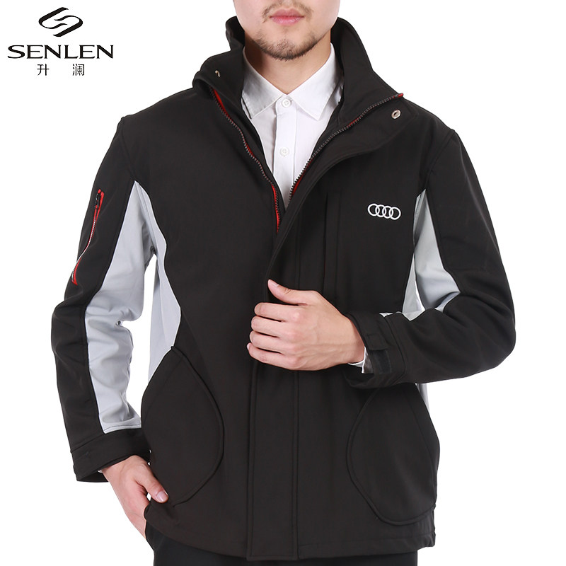 [USD 27.75] Autumn and winter 4s shop Audi workwear jacket coat male ...