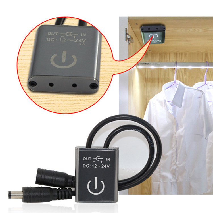 [USD 14.24] Open Door Open Light Sensor Low Voltage 12v24v15cm Wardrobe ...