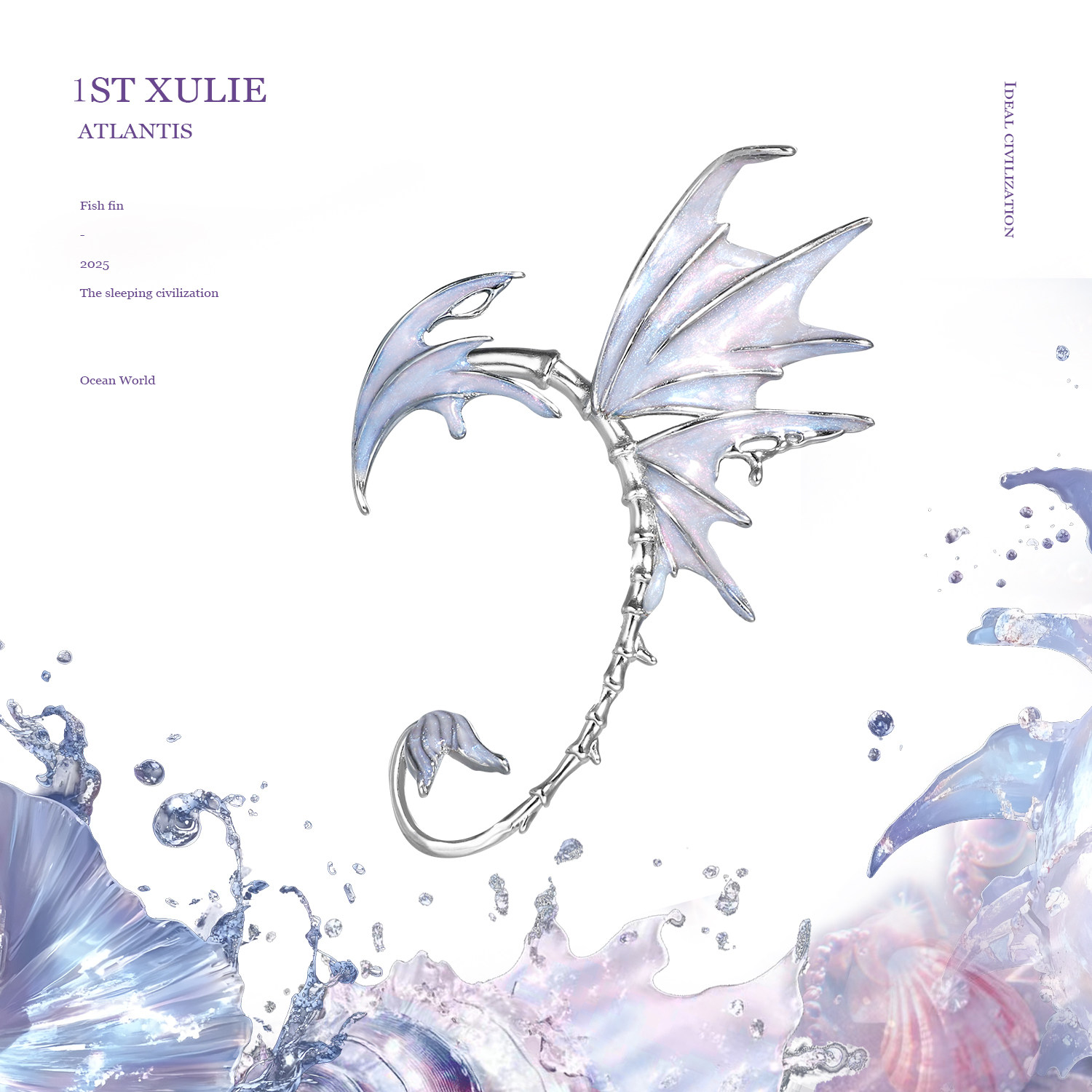 Atlantis fins ear cuff review | original, niche earrings that will make ...