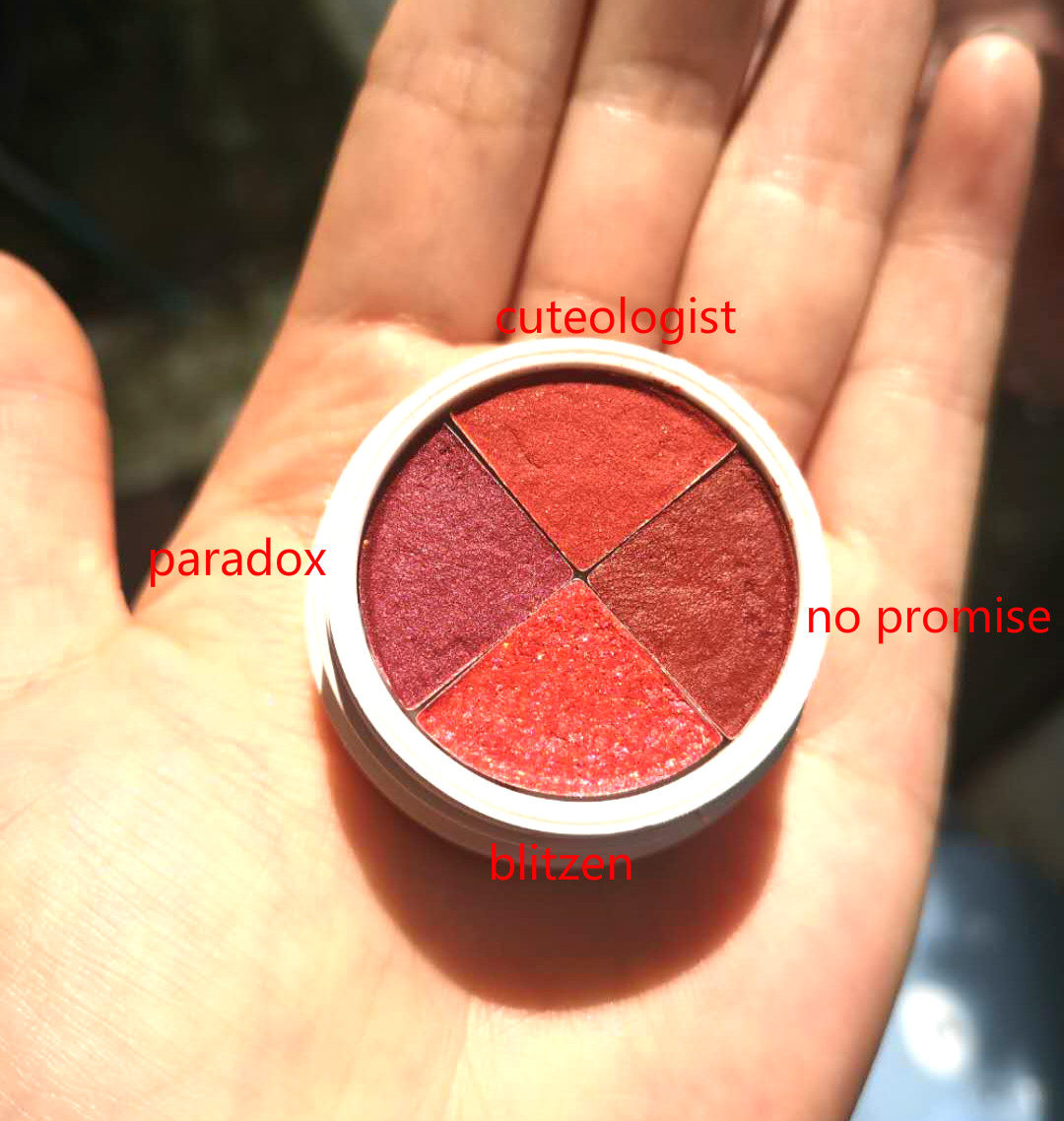 美版Colourpop眼影分装疯抢警告！Frog DGAF拼盘测评🔥手残党也能画出人间富贵花妆效_眼影_淘宝美妆网