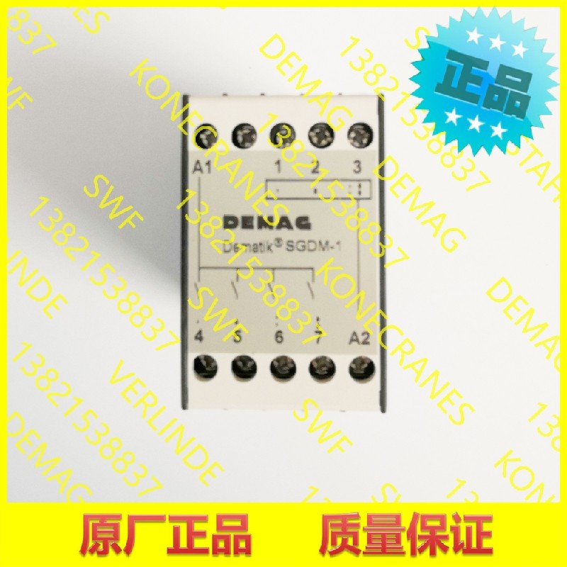 German DEMAG de Mag Delay Relay Module SGDM-1-220-240V 46967044