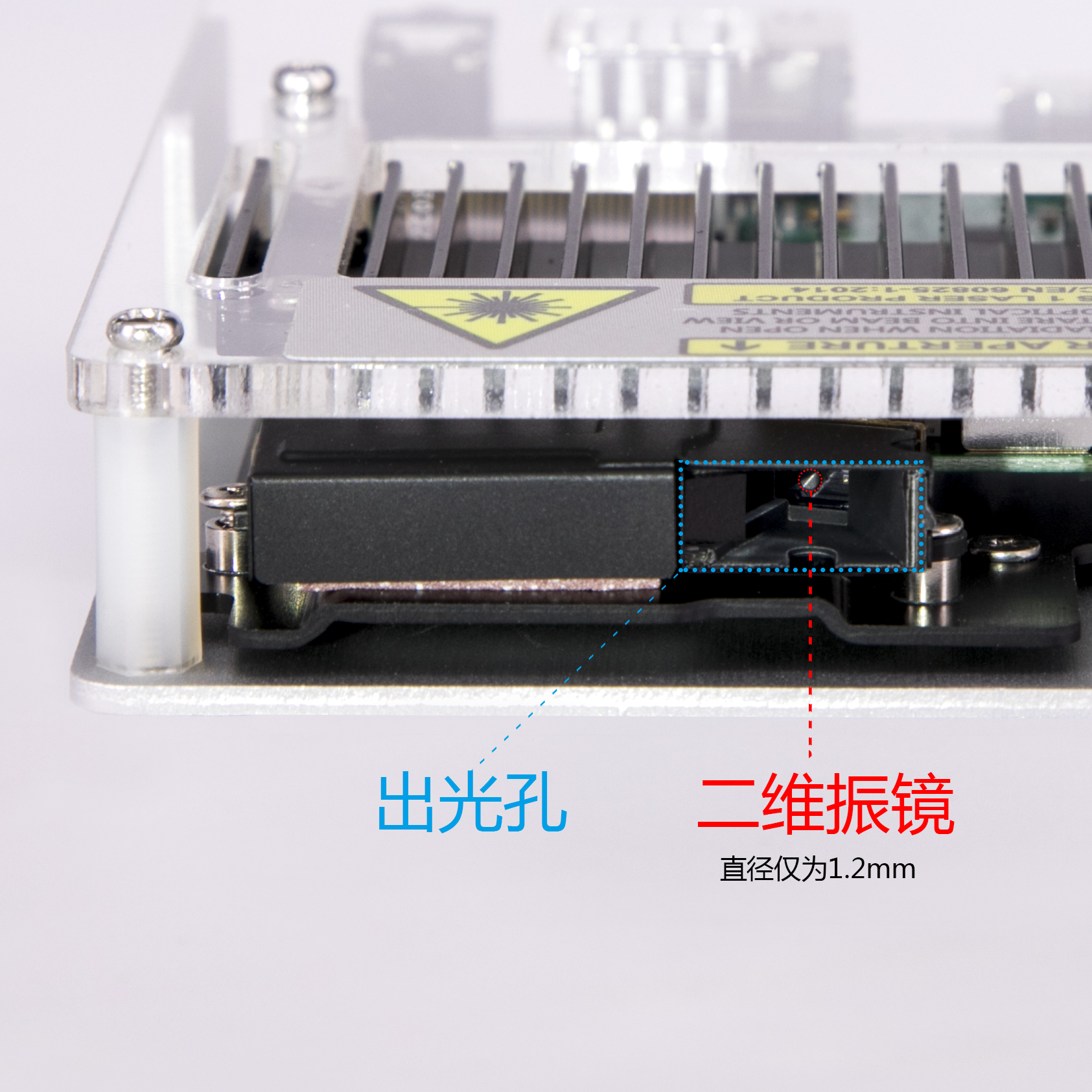 Laser micro projector module laser scanning galvanometer mems mirror ...