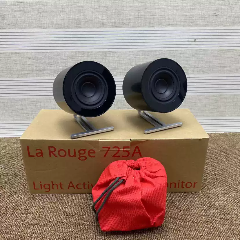 一对原装进口台湾产La Rouge 725A 2.0独立有源监听音箱电脑音响