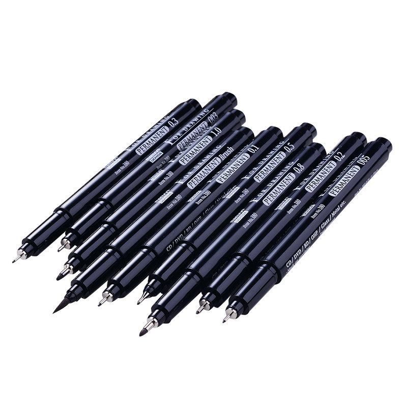 [USD 5.99] Japan Marvy Oily Hand Painted Needle Pen Double Line Drawing ...