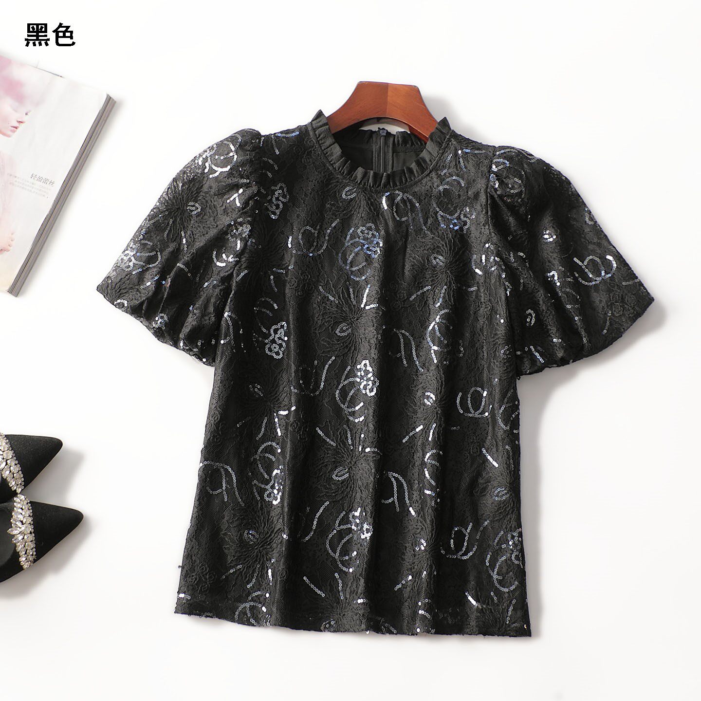 246348 夏短袖中长款上衣深圳铭薇批发品质女装清仓工厂-阿里巴巴