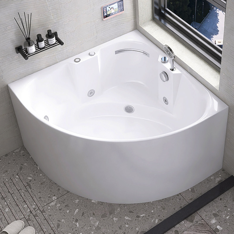 Hengmeile triangular fan-shaped bathtub: a new favorite for couples to ...