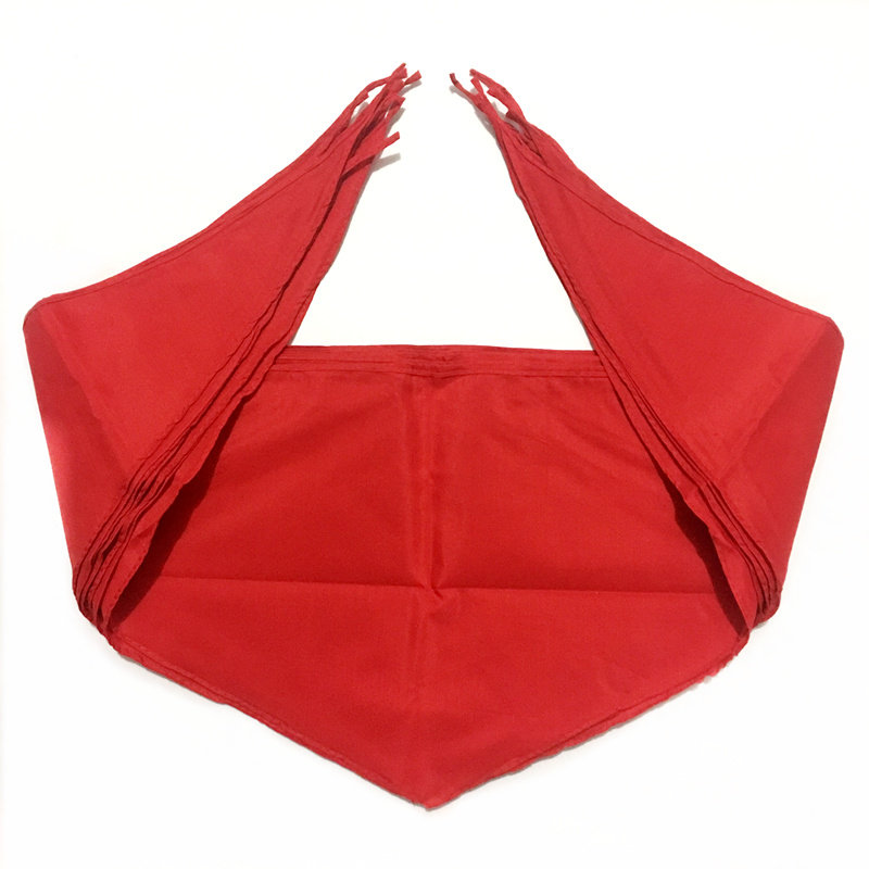 Cotton red scarf Primary School students cotton adult children ...