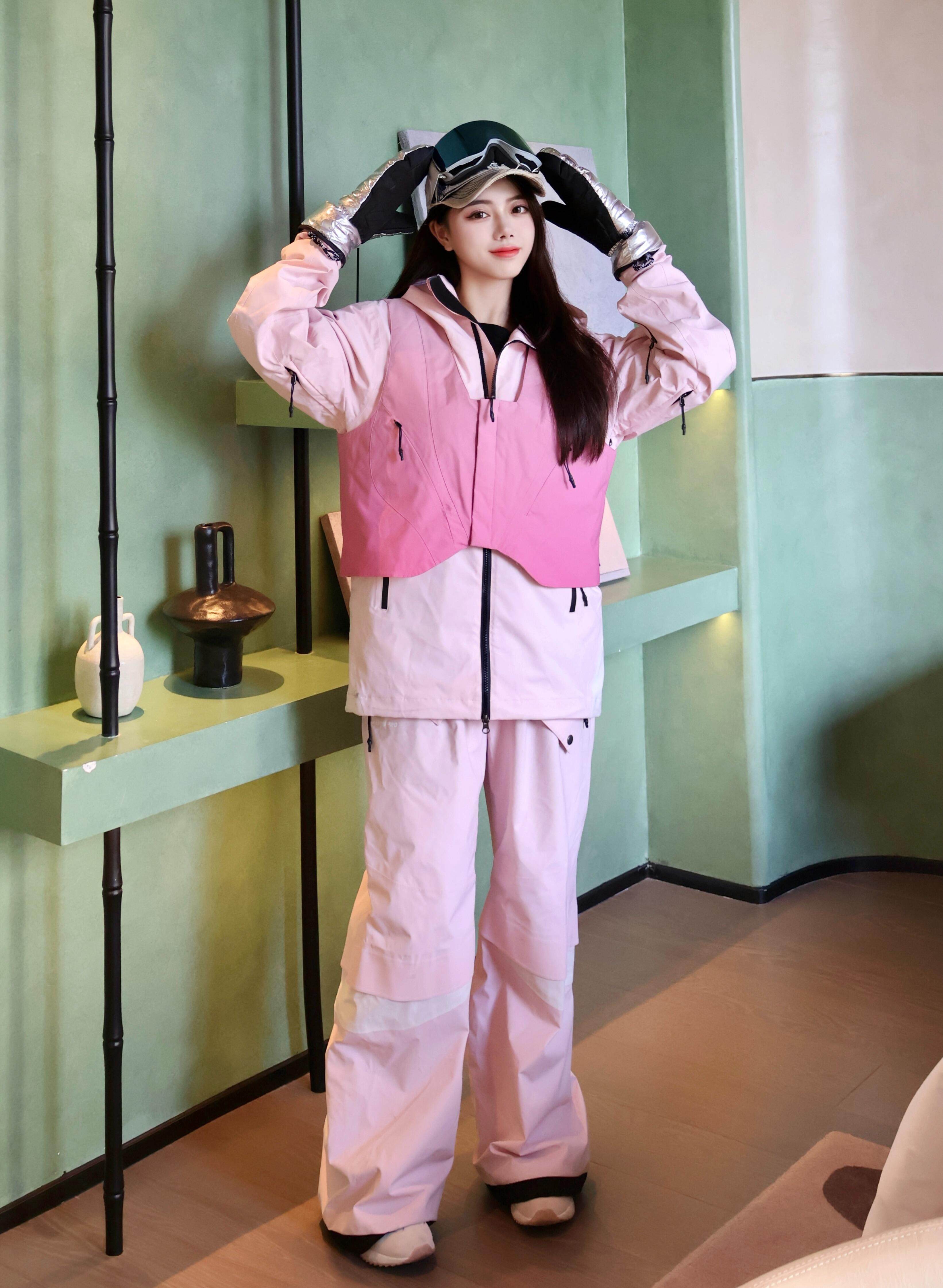 广州融创滑雪服租赁送到雪场，Antspro女新款压胶，全国可邮寄，如何选择合适款式？-滑雪衣裤套装-淘宝好物网