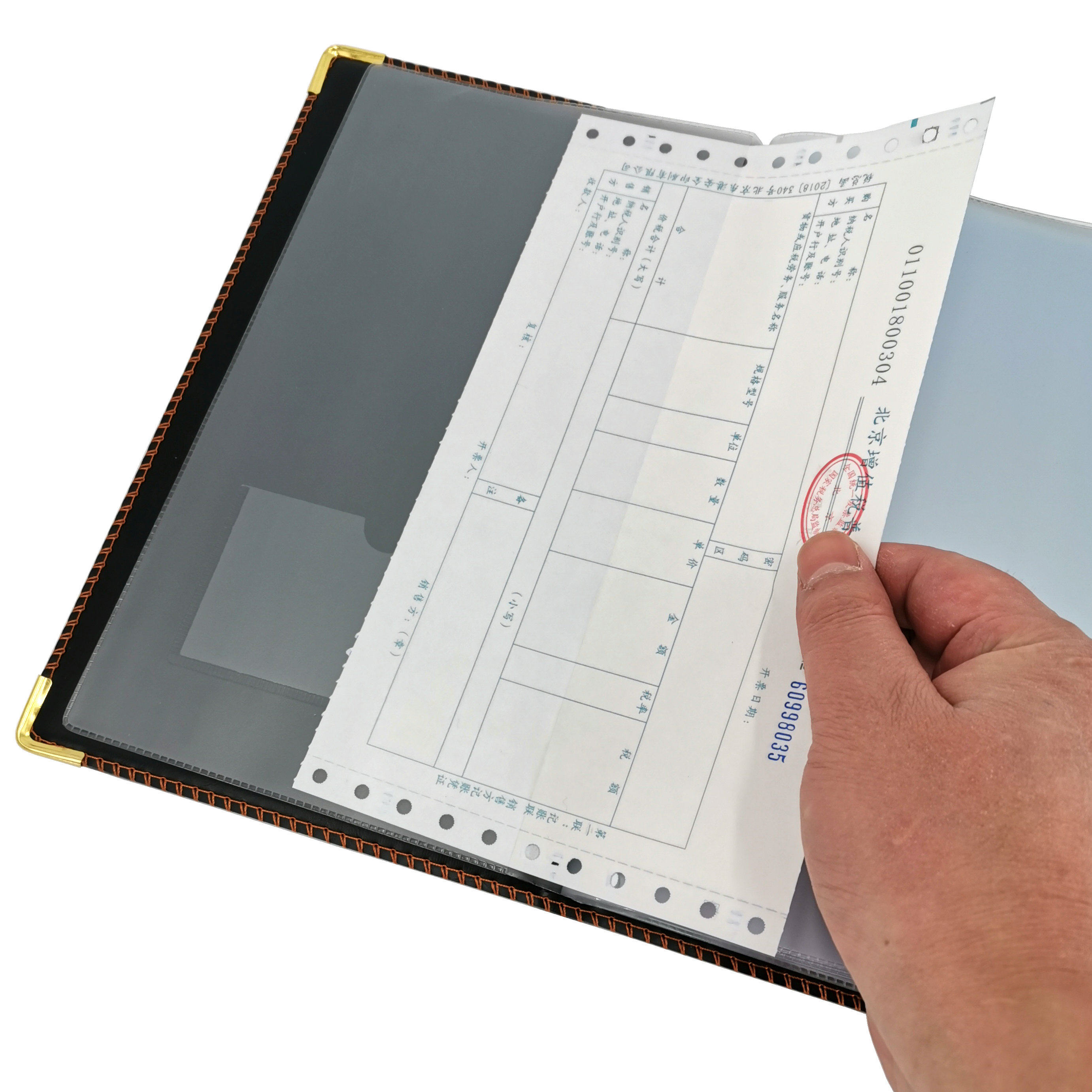 [USD 7.52] 10-page special folder folder for VAT Bill clip ticket ...