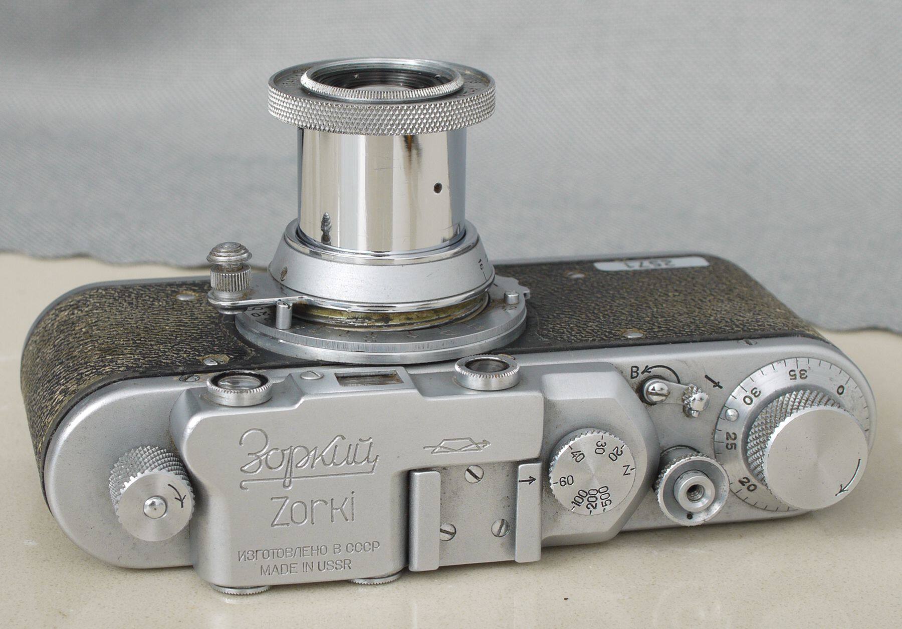 HIFIDIY论坛-苏联 卓尔基 Zorki 双语版原型机 胶卷旁轴相机 仿徕卡 经典古董收藏相机 - Powered by Discuz!