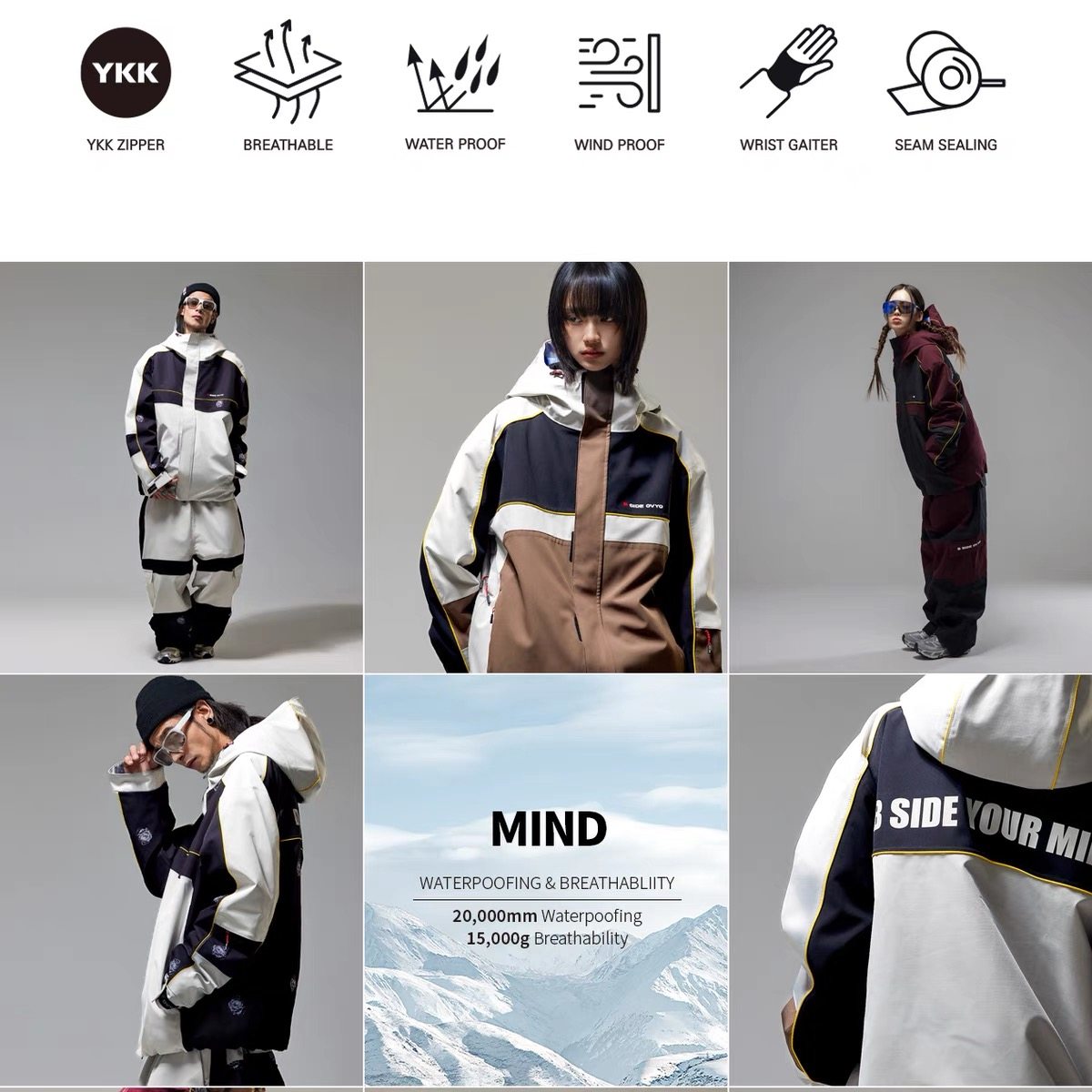 冬天滑雪必备！OVYO MIND滑雪服套装：保暖又时尚，你心动了吗？🔥-滑雪衣-淘宝好物网