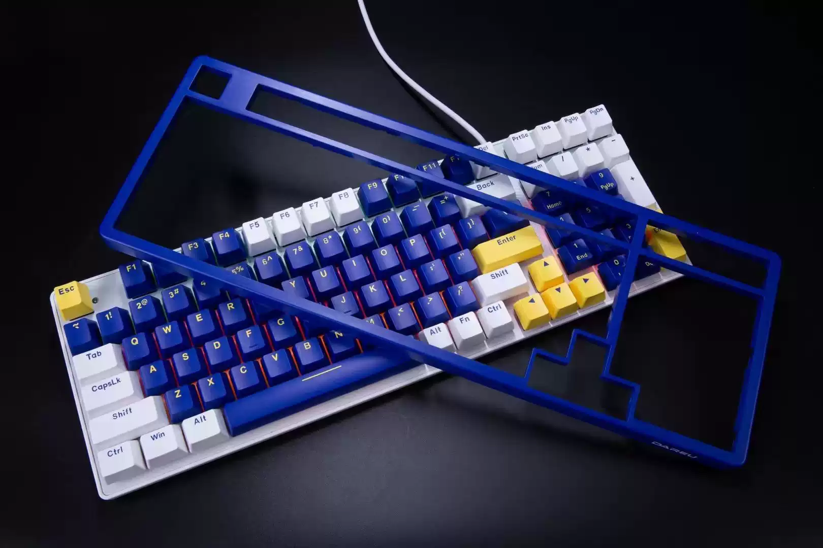 DAREU 达尔优CK100PRO红外青轴机械键盘 热插拔轴体电竞吃鸡游戏专用