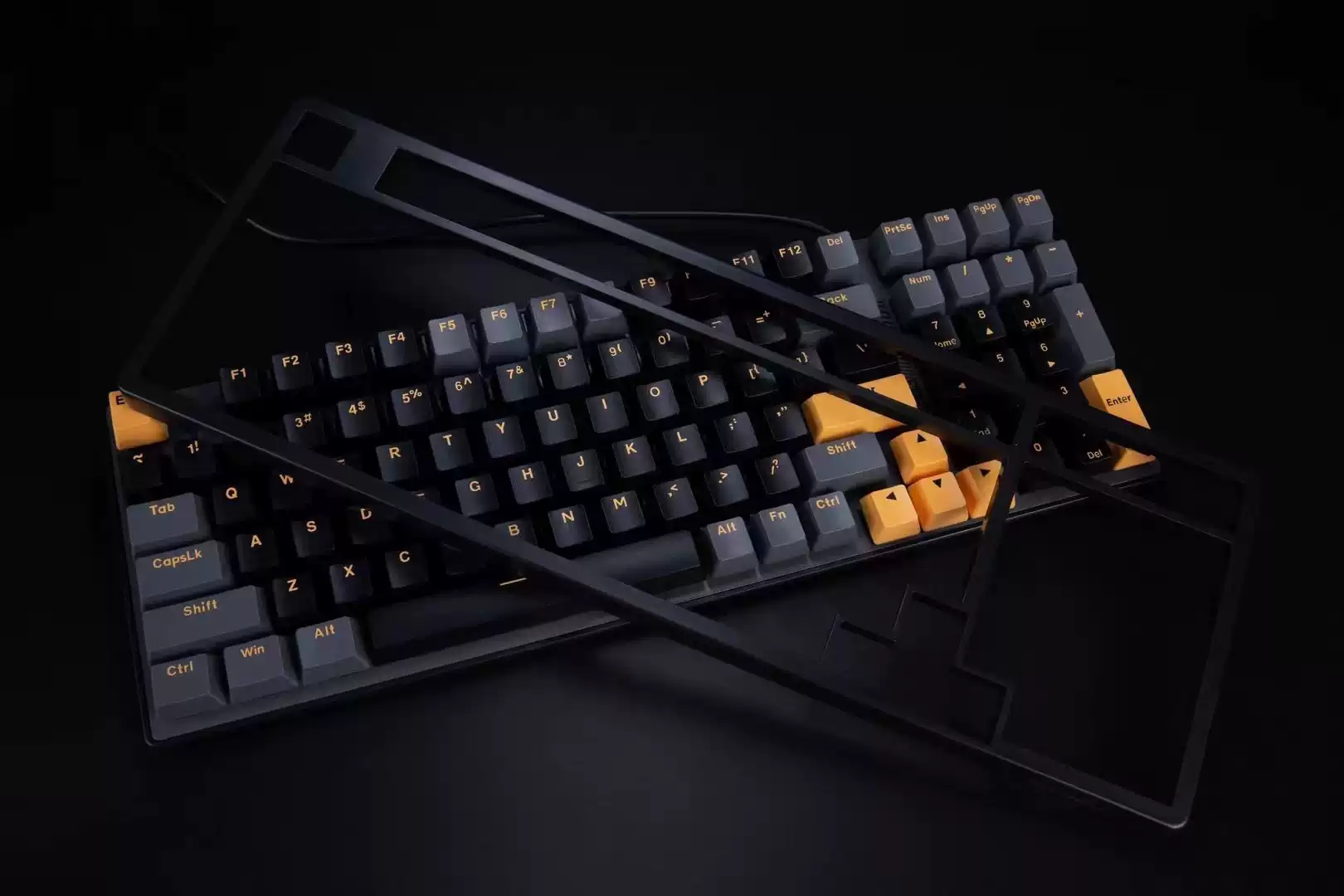 DAREU 达尔优CK100PRO红外青轴机械键盘 热插拔轴体电竞吃鸡游戏专用