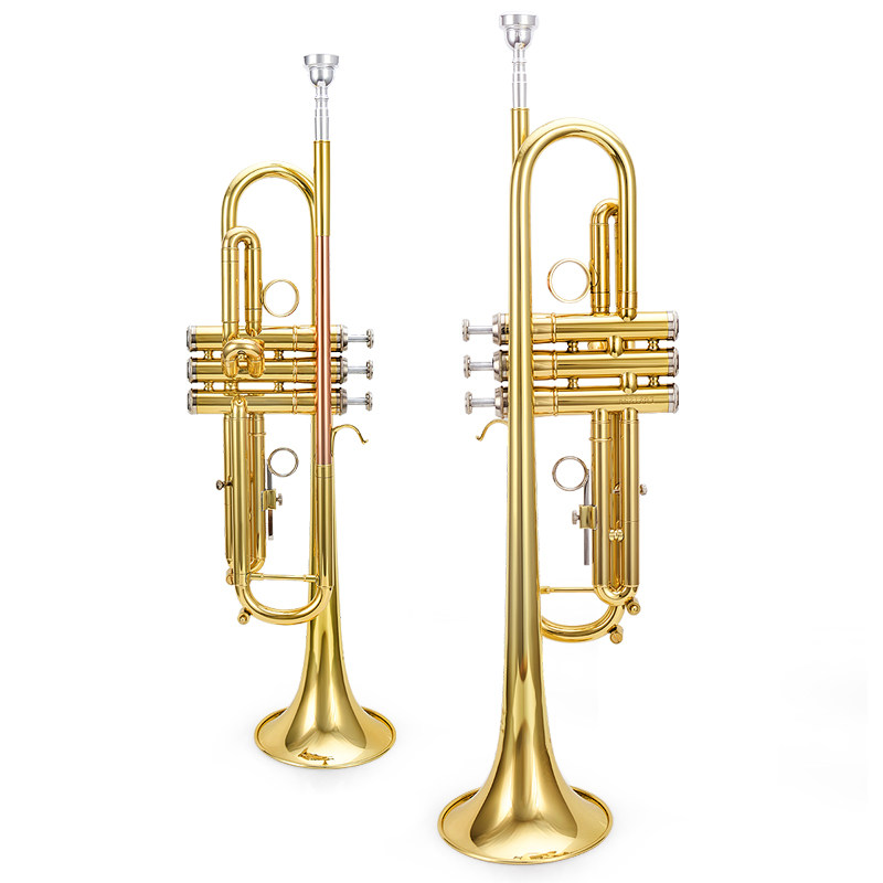 金音乐器JYTR-E100G漆金黄铜小号：开启你的音乐之旅 -小号-淘宝百科网