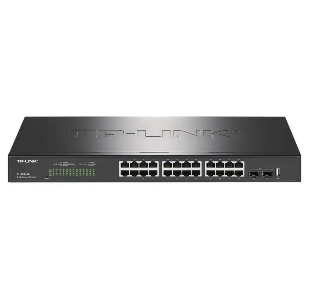 Tp-Link 24-Port 2.5g Gigabit + 10g Optical Port Uplink Enterprise ...