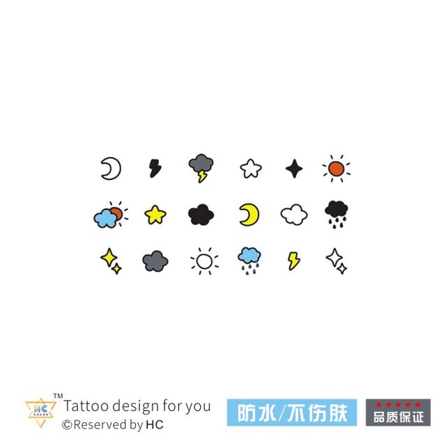 Weather Tattoo Designs