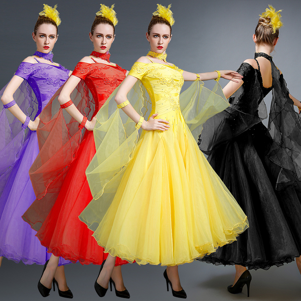 Competition ballroom dance dress for women Waltz modern dance ...
