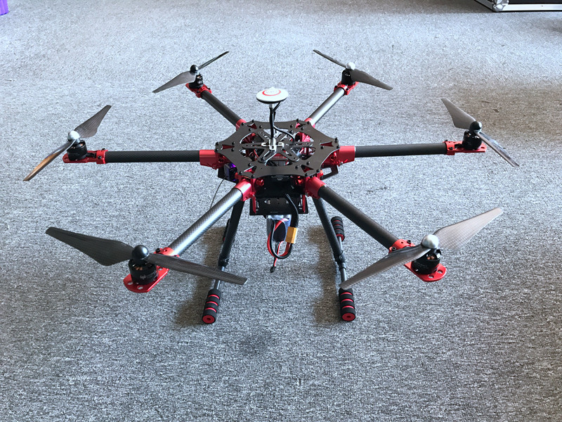 INNLOI DIY 700mm Drone Frame Hexacotper Carbon Fiber Umbrella Folding ...