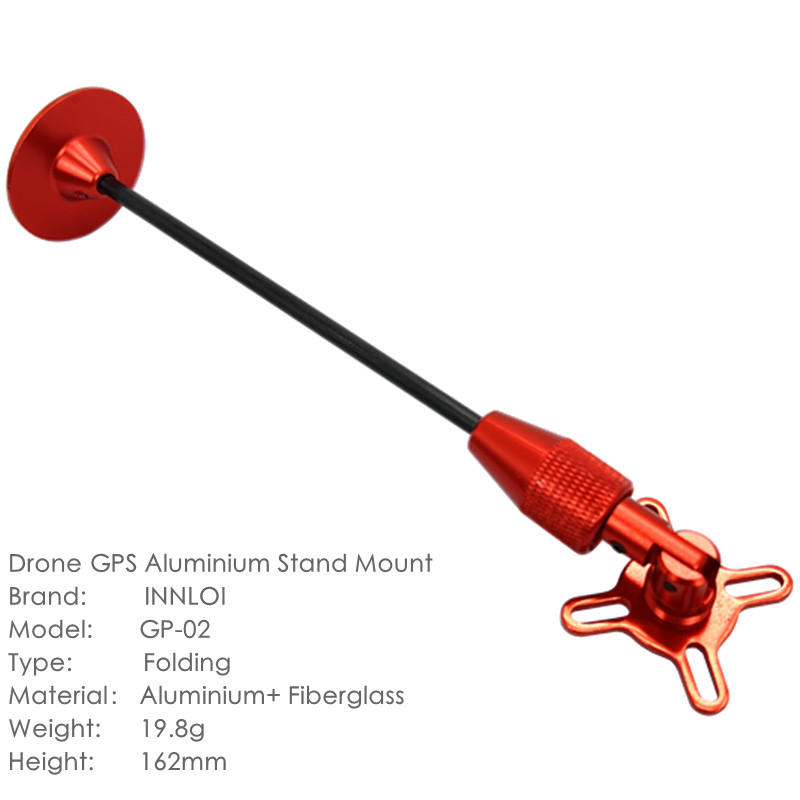 INNLOI Drone GPS Aluminium Fold Anti Interference Stand Mount For CUAV ...