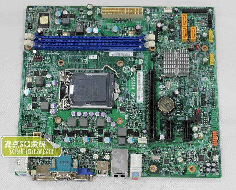 [USD 56.96] Lenovo original 1155 stitches IH61M H61 main board Qitian ...