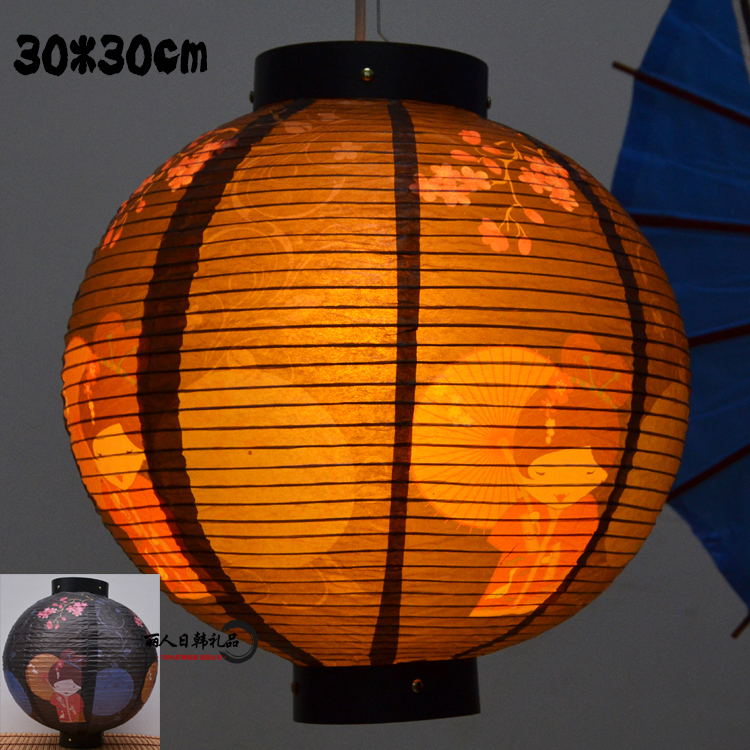 中秋灯笼_日式餐厅酒店装饰纸灯笼 日本浮世绘美人图纸灯时尚中秋 - 阿里巴巴