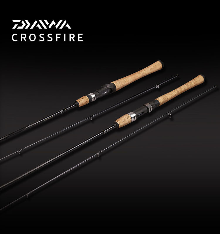 DAIWA large and CROSSFIRE road pole straight handle luya rod carbon ...