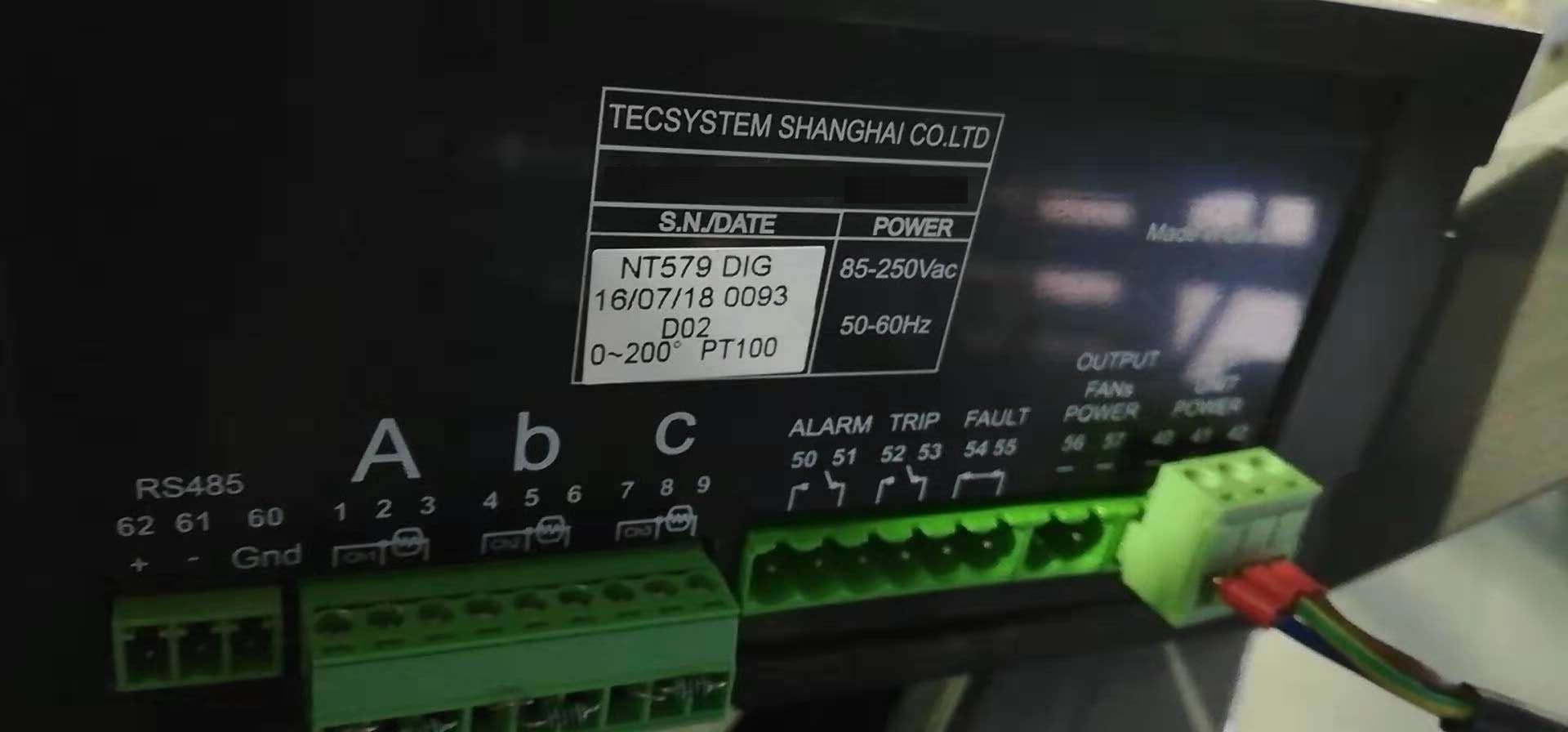 Italy ItalTecsystemNT579 dig dry transformer temperature control unit