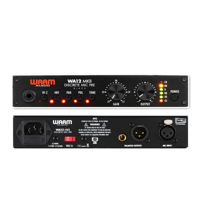 Warm Audio WA12 MKII Black，专业级录音棚主播直播K歌话筒放大器揭秘🎤🎧-话筒放大器-淘宝好物网