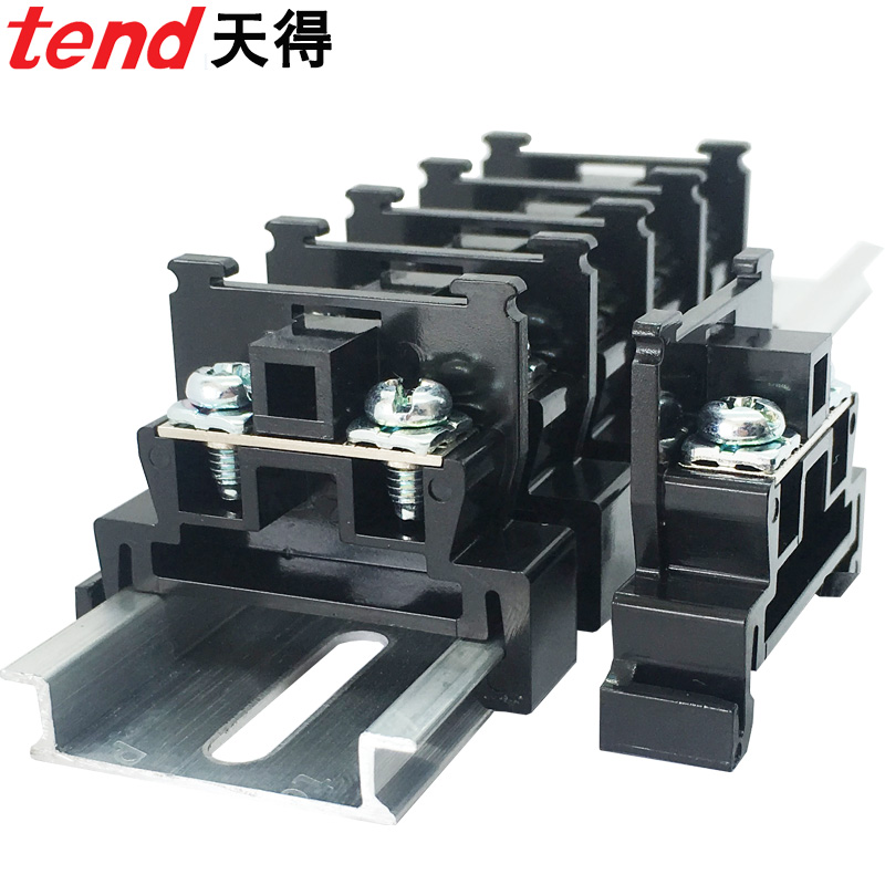 TEND terminal block TBR-10 fence rail type 10A 600V original pure copper rail terminal block