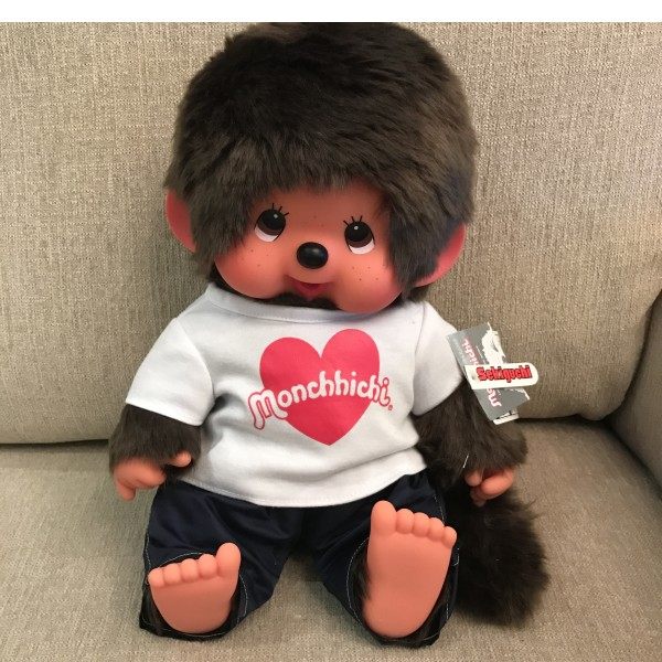 [USD 109.57] Japanese genuine monchhichi Munchi doll sitting big fun ...