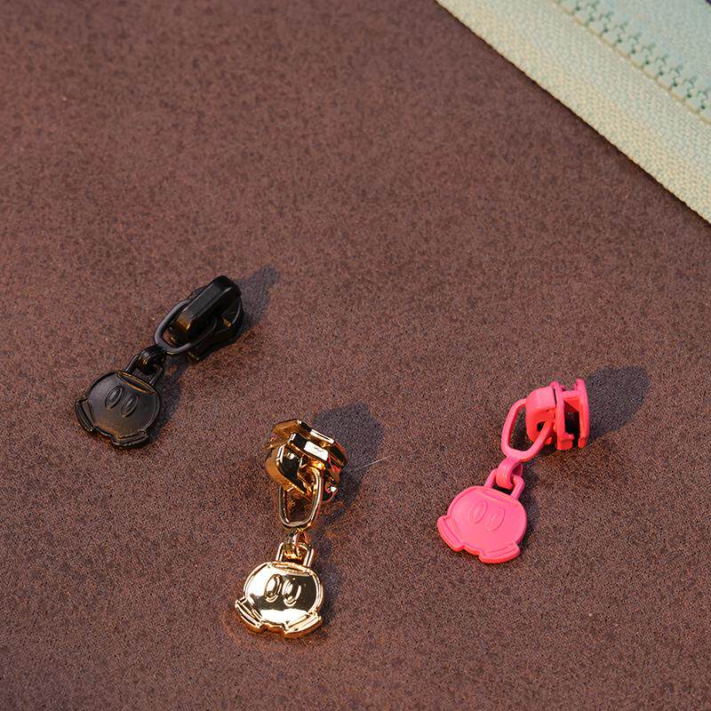 Custom mickey mouse zipper pulls, set of 3 # 5 # Nylon resin material ...