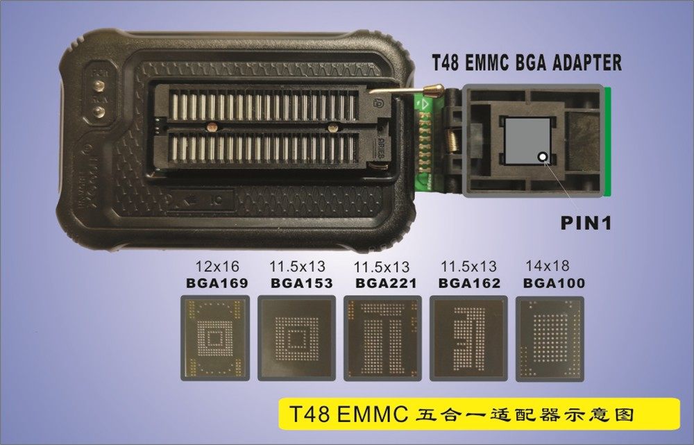 T48高速T56USB编程器 XGecu EMMC SPI NOR NAN芯片烧录TL866A升-阿里巴巴