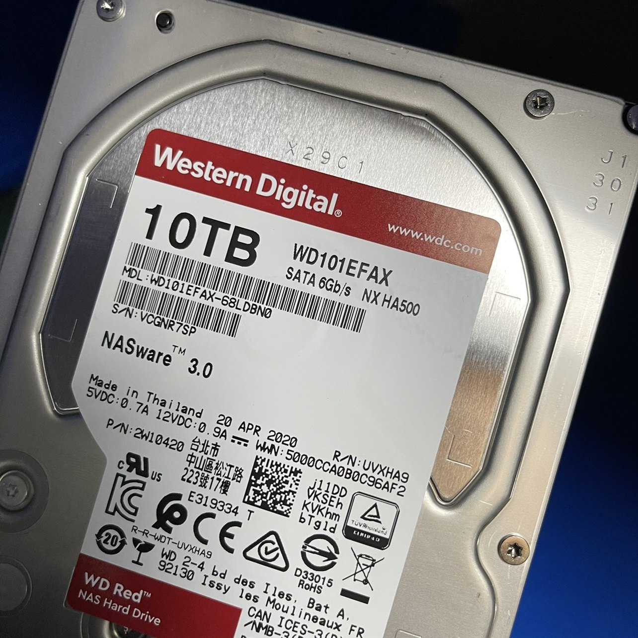 WD101EFAX 10T红盘：海量存储，你的数据守护神！NAS首选，速度与容量的完美结合！-机械硬盘-淘宝好物网