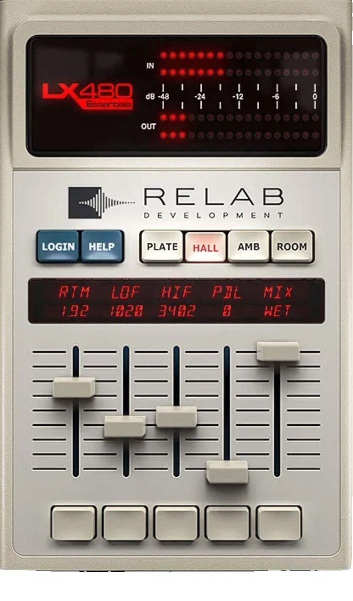 官方正版 Relab LX480 Dual Engine Reverb V4 数字版莱斯康混响：好莱坞级音效神器！音频人梦中情“盒”来了 ...