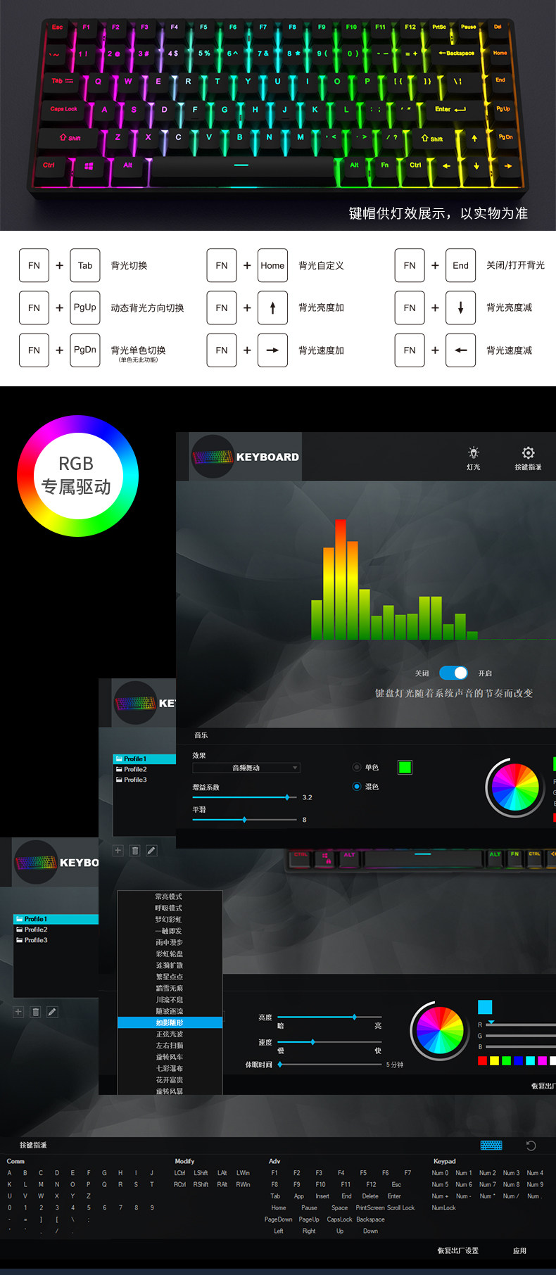 现货跨境亚马逊黑吉蛇DK84键盘机械套件RGB光蓝牙三模2.4G无/有线-阿里巴巴
