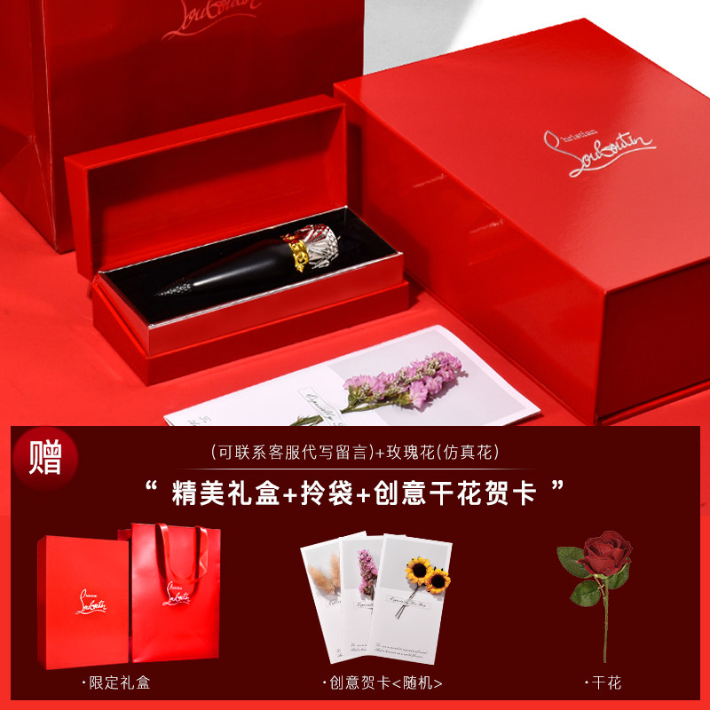 520礼物天花板！CL萝卜丁女王权杖黑管口红001M，美到让TA心跳加速💋-彩妆套装-淘宝百科网