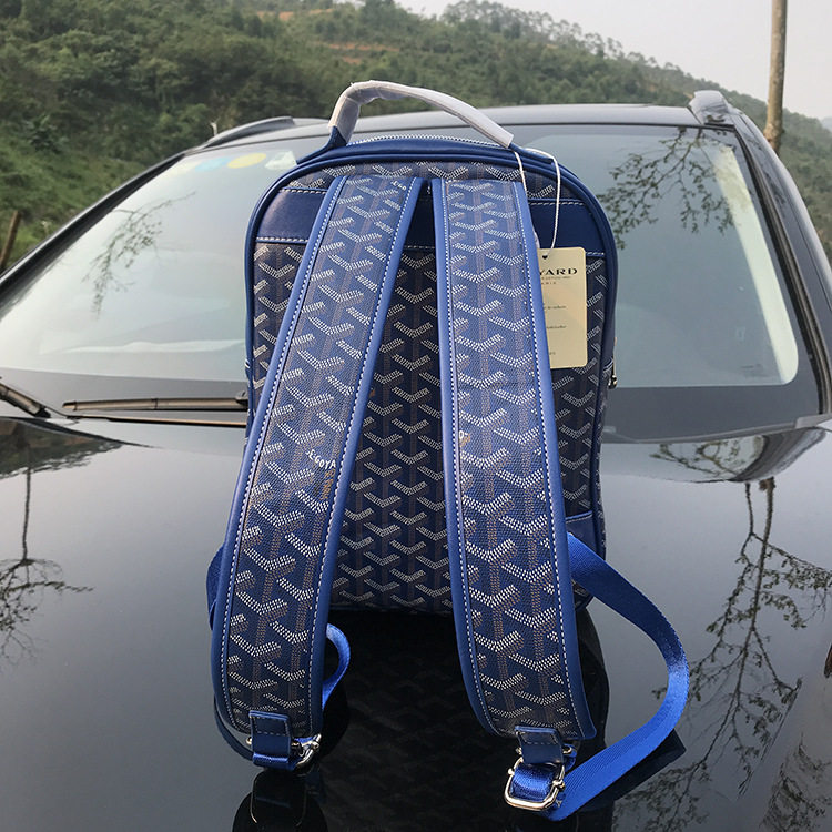 2020 new leather goya backpack travel backpack goyard student bag ...