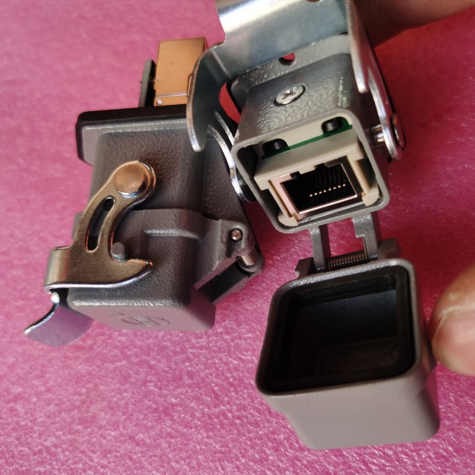 WAIN连接器H3A-BK-1L/W-MCV-RJ45-F网线母座1100033241092超5类新