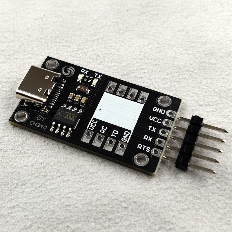 GY-USB-TTL-01串口感測器模塊測試工具USB-C CH340 USB轉TTL模塊