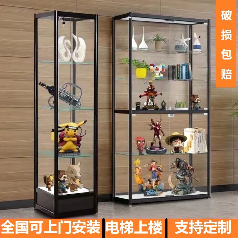The new favorite in home aesthetics: transparent glass display cabinet ...