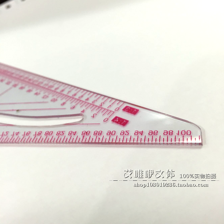 [USD 6.43] 3220 clothing layout triangle ruler multifunctional scale ...