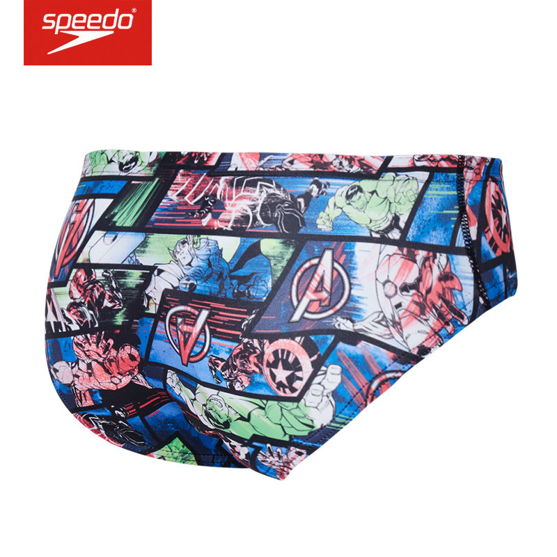 Speedo Avengers series children's 6 5cm swimming trunks youth swimsuit