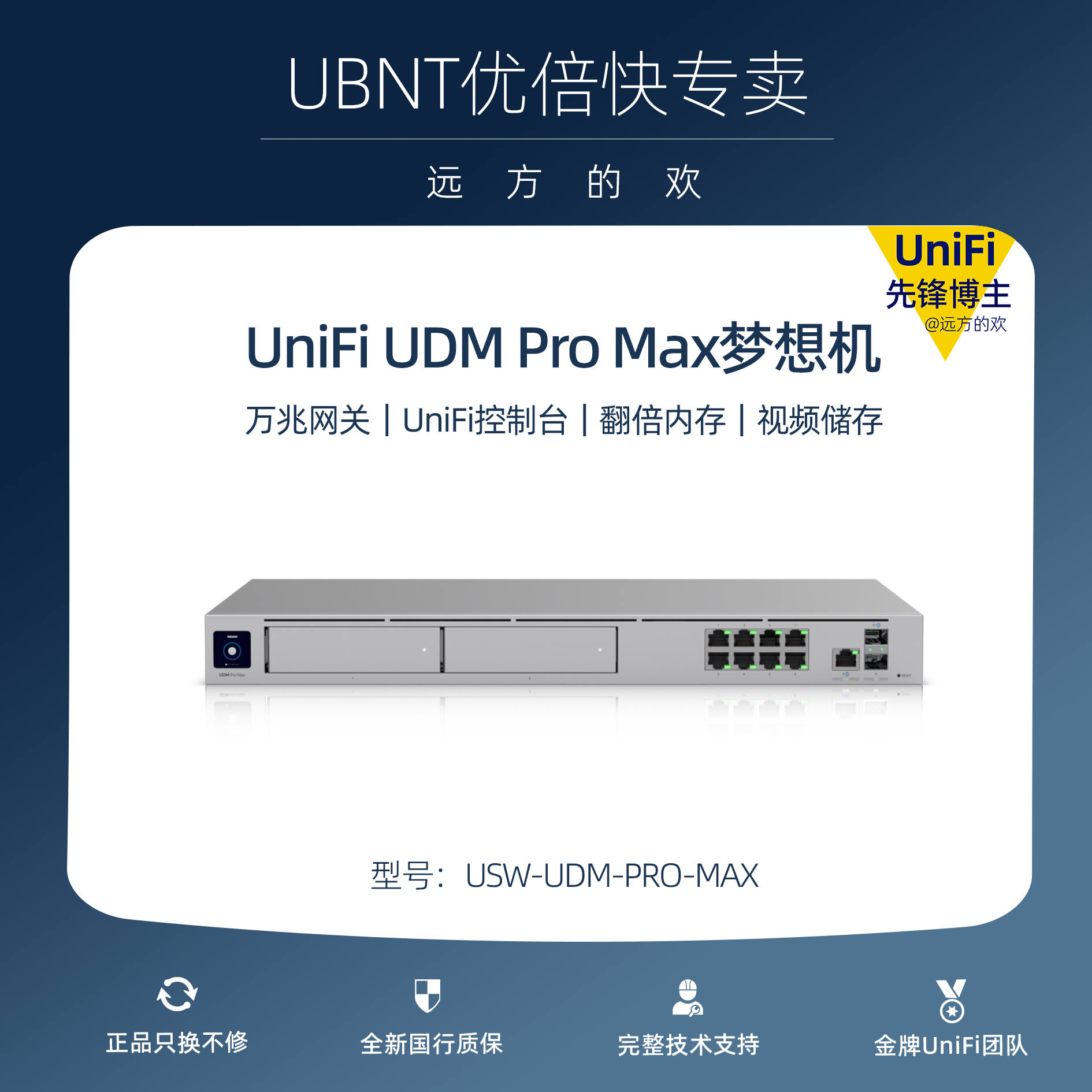 🏠 超级全能！UBNT优倍快Ubiquiti UniFi UDM Pro Max 万兆路由器 全能一体机，解决家中网速痛点！👨‍🔧-全屋覆盖 ...