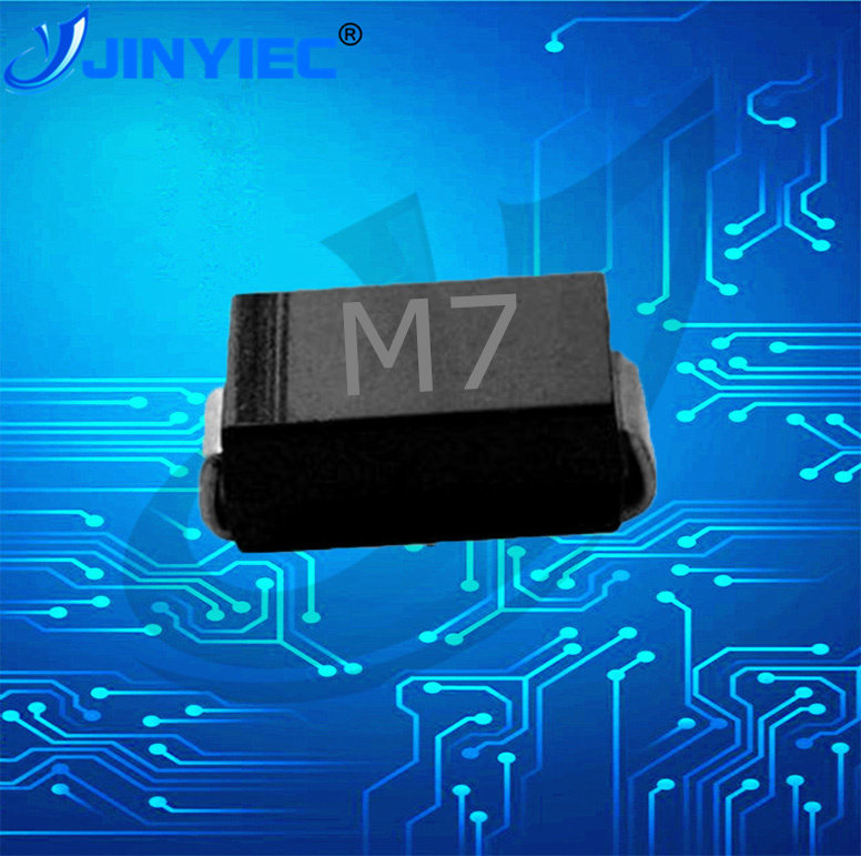 [USD 4.45] SMD rectifier diode 1N4007 IN4007 1A 1000V M7 DO214AC SMA ...