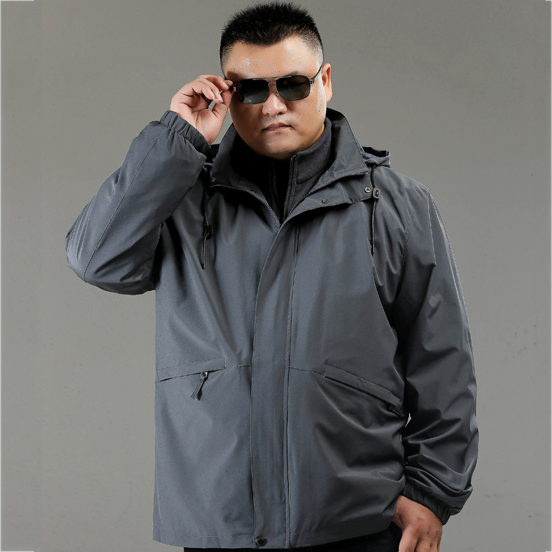 Plus Fattening Code Plus Fleece Cotton Coat Fats Fat Guy Fat Anti ...