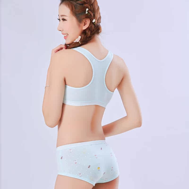 Купить Комплект нижнего белья Бюстгальтер развития учащихся средней школы девочек 9-18 лет жилет ...